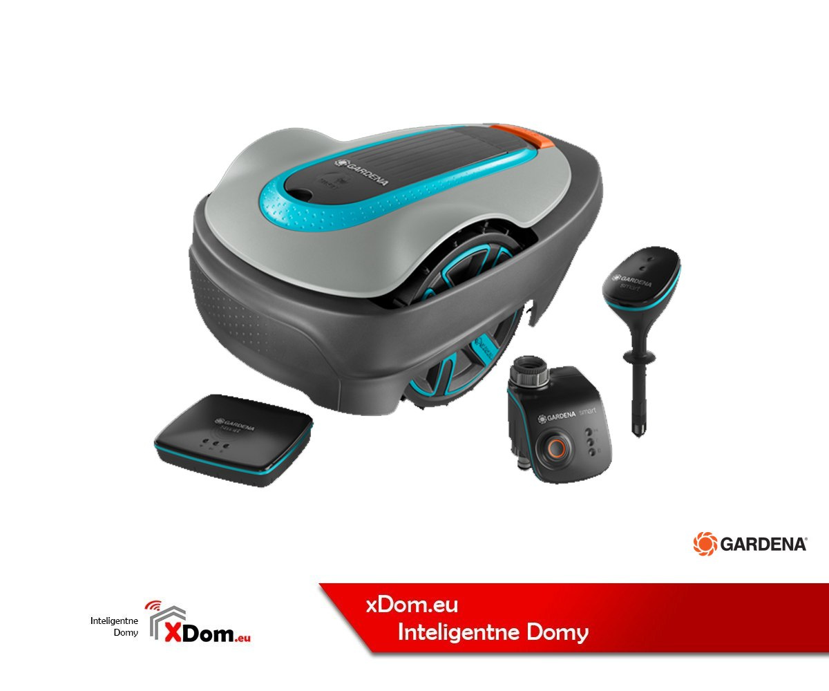 Gardena 19200-32 smart system - zestaw (router, robot koszący Sileno ...